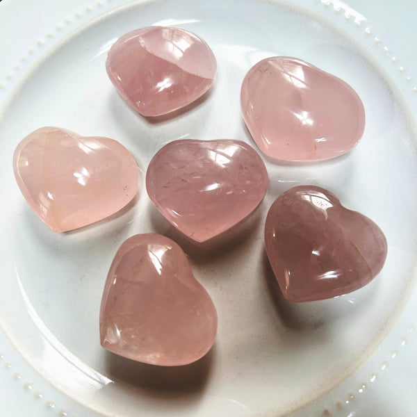 Rose Quartz Heart – Beacon Mercantile